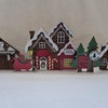 Standing Christmas Houses Santa's Village File SVG, Glowforge ...
