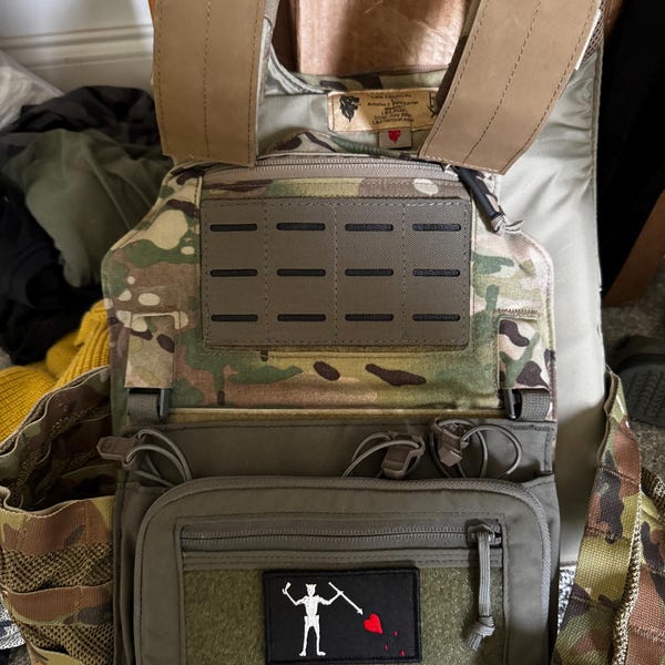 Laser Cut PALS Panel: Squadron Laminate Cordura Fabric, Customizable ...