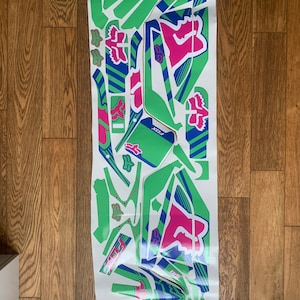 SUR RON Fox Blue Full Graphics Kit Gloss or Matte Surron Laminated ...