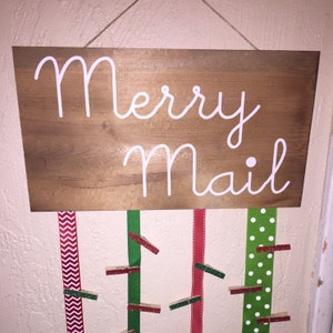 Do It Yourself Merry Mail Vinyl Lettering Decal 20 X 4 Pinterest Idea ...