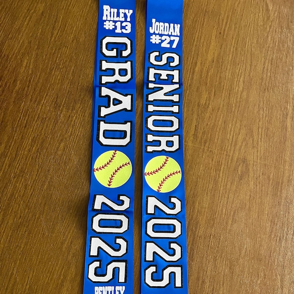 Music Band Senior Sash - Senior Night Sash - Music Band Chorus Sash ...