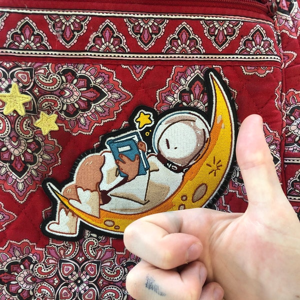 Moon Ghost Patch! - Etsy