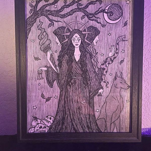 Cernunnos, Lord of Wild Things 5x7 the Horned One Pan Celtic God of ...