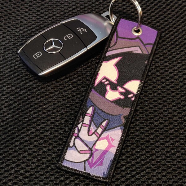 Embroidered Jet Tag Keychains | 1" X 4" - Etsy