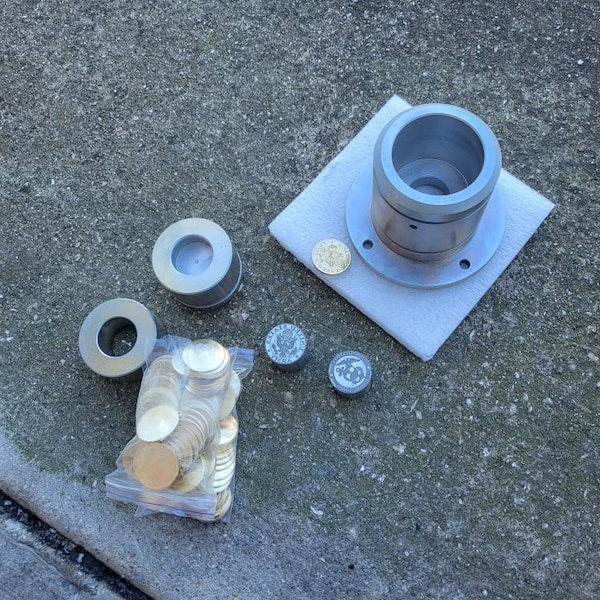 Custom Coining Tool Custom Coin Mint, Coinage, Coin Punch and Die Set ...