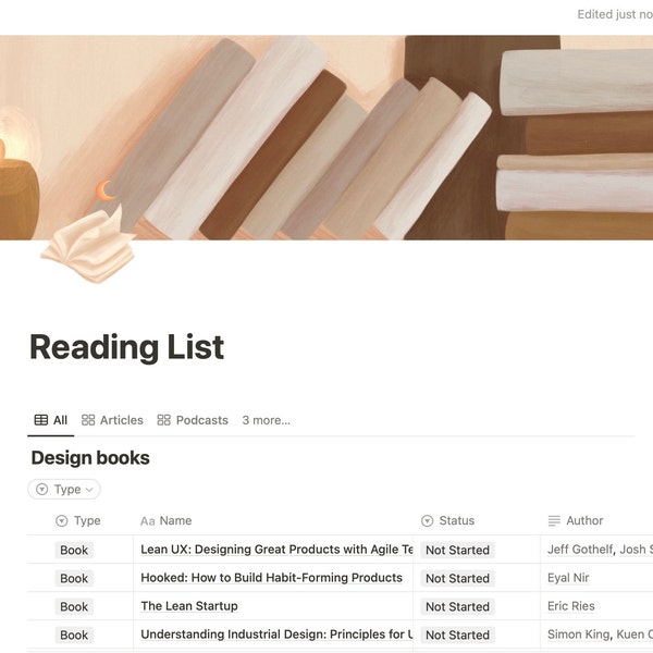 Notion Covers for Notion Templates | Hand-drawn Beige Notion Covers and ...
