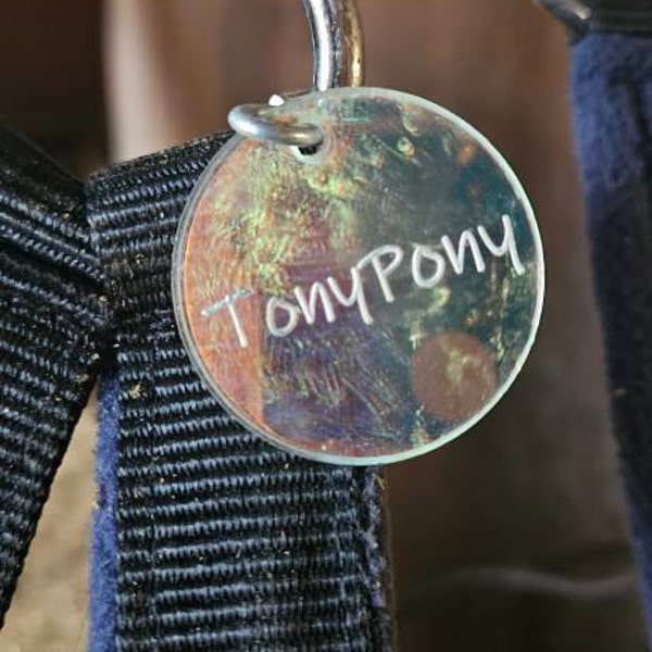 1.5” Color Coded Horse Blanket ID Tag Set - Etsy