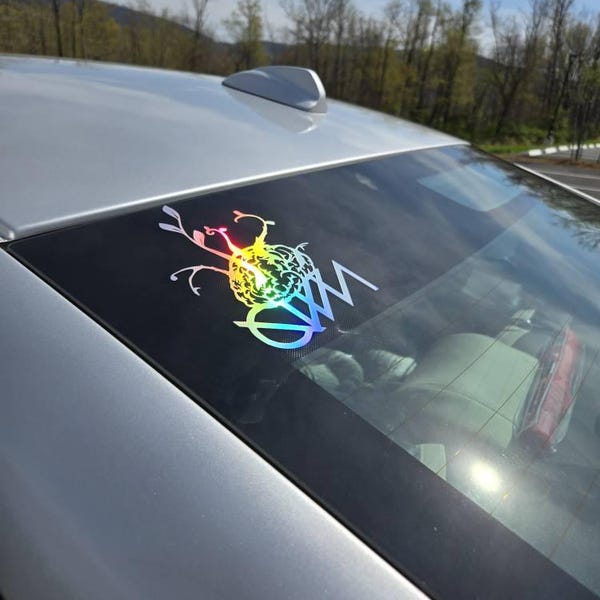 Ganja White Night Vinyl Decal | GWN | Holographic Sticker | EDM Decal ...