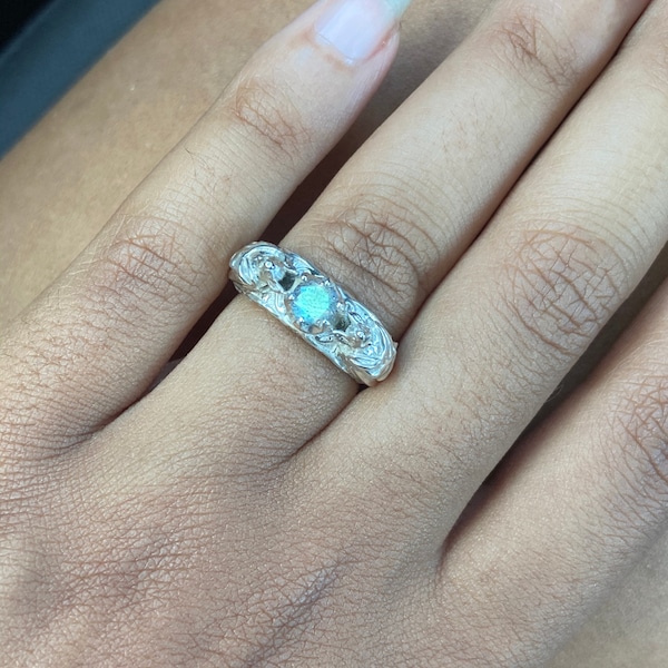 Bat Ring With Ruby Low Bezel Gothic Ring Gothic Jewelry Unisex Handmade ...