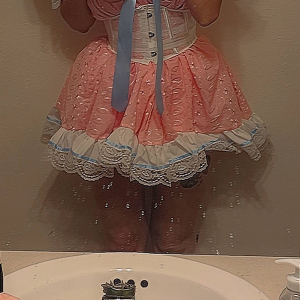 WYSIWYG Adult Baby Sissy Littles Abdl BLUEY DRESS Set My Binkies and ...