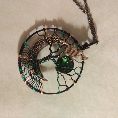 Loki Tree of Life Pendant - Etsy