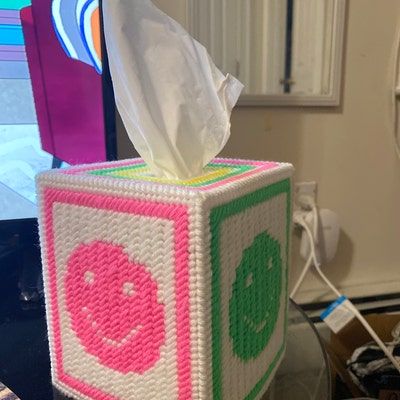 Coke Coca-cola Plastic Canvas Tissue Box Cover Tissue - Etsy