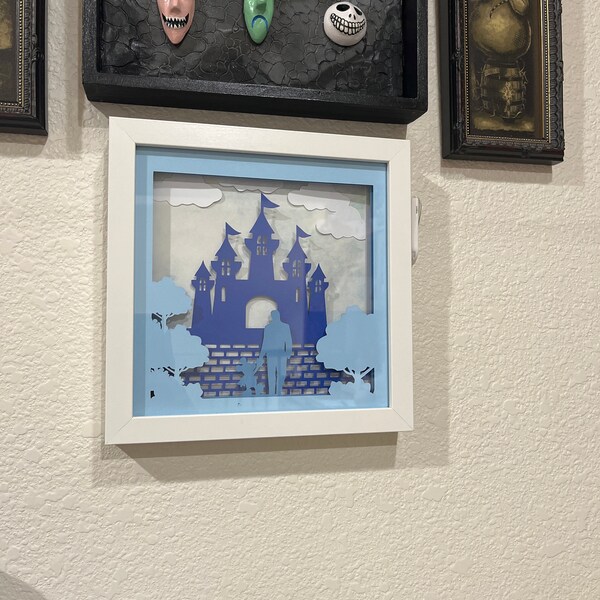 3D Shadow Box With Lights, Mama Bear With Cub, Nightlight, Rustic Decor ...