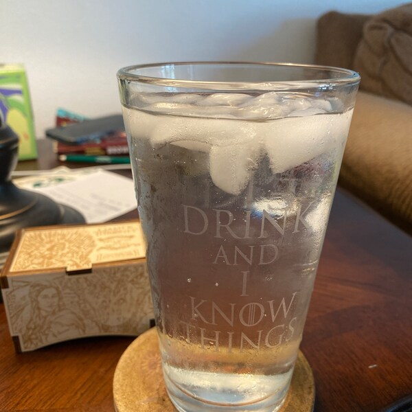 The Dogfather Whiskey Glass, Custom Engraved Bourbon Glass, Engraved ...