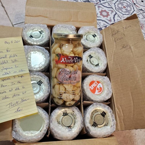 Gourmet Pickle Flight, Choose From 14 Flavors, Personalized Gift ...