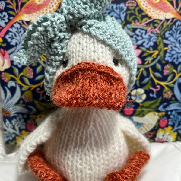 Knitted Goose Pattern PDF. DIY Amigurumi Toy Duck. - Etsy