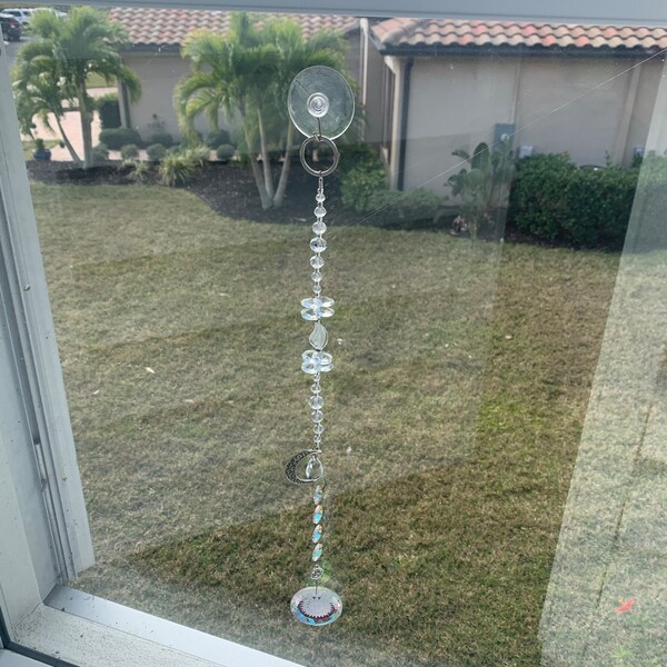 Butterfly Crystal Suncatcher for Window, Crystal Sun Catcher, Window ...