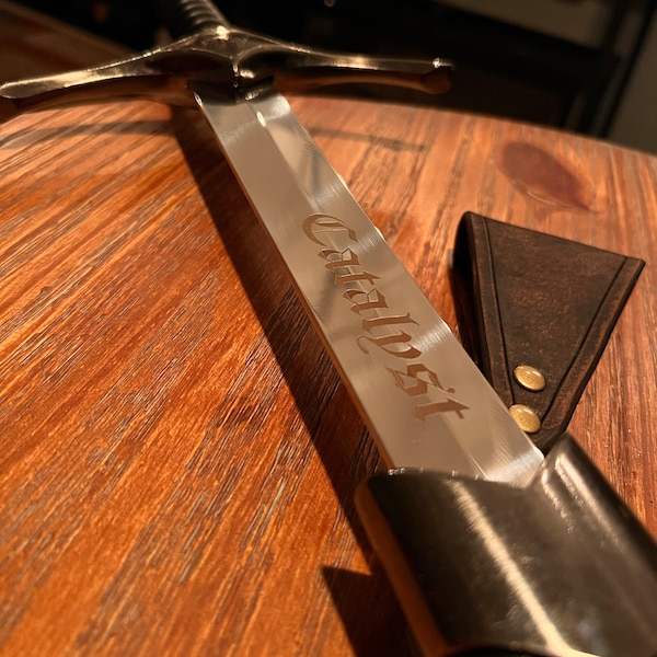 Monogram Sword, Custom Sword, Personalized Sword, Engraved Sword ...