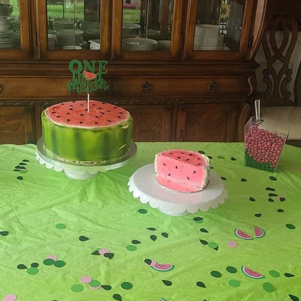 Watermelon Confetti - One in a Melon Theme Party - Tutti Fruiti Party ...