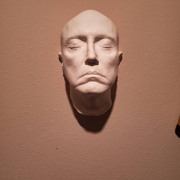 Life Mask TILDA SWINTON White Plastic Life Cast Lifecast Prosthetic ...