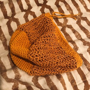 The Umi Tam in Gold/hemp and Cotton Gold Tam/hemp & Cotton Beanie ...