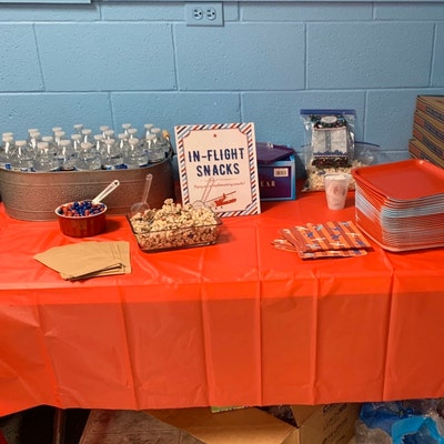 Airplane Inflight Snack Sign, Airplane Birthday Sign, Airplane Baby ...