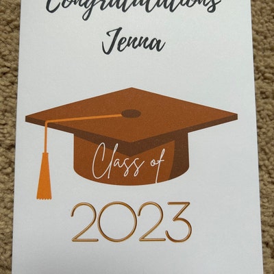 Personalized Graduation Card 2024, Custom Graduation Card, Customizable ...