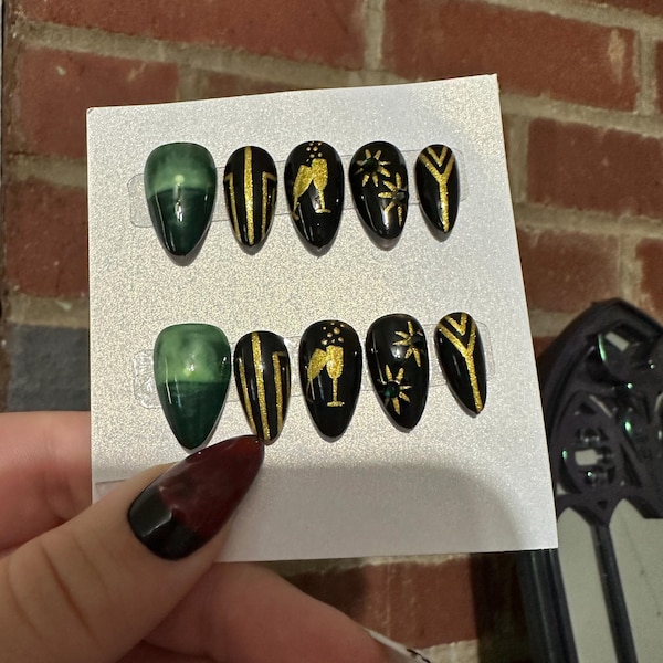 Alastor, Radio Demon Hazbin Hotel Reusable Press on Nails - Etsy