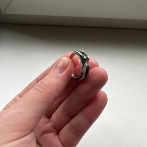 925 Sterling Silver Cross Praying Hands Ring Handcrafted - Etsy