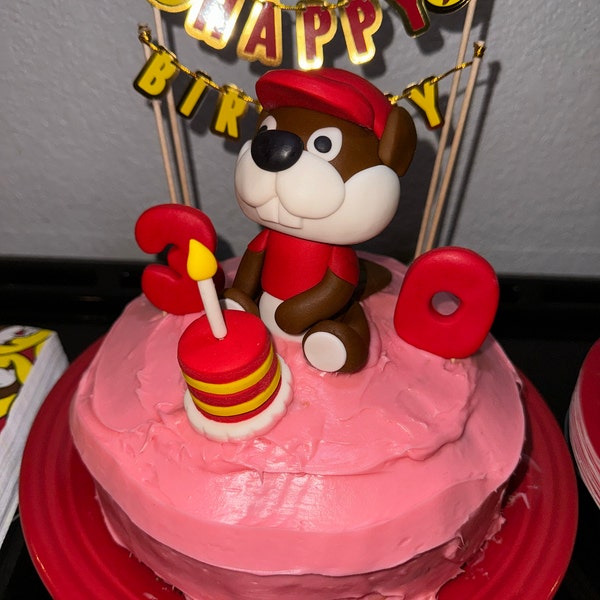 Willy Wonka Inspired Cake Topper Set 11 Pc - Etsy