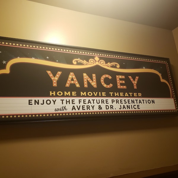 Marquee Sign | Now Showing | Movie Theater Sign - Etsy