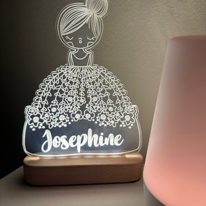 Custom Night Light Personalized Night Light Custom Name Night Light ...