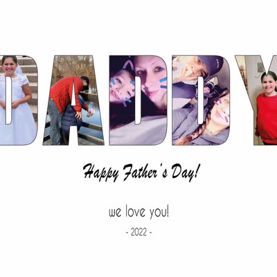 PRINTABLE Mothers Day Gift, Mom Photo Collage, Personalized Gift ...