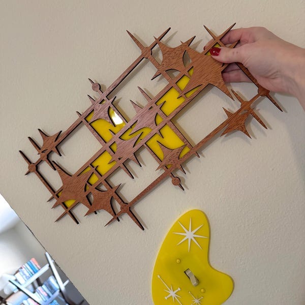 MCM Shapes Wall Art Set, Mid-century Modern, MCM, Mcm Art, Mid-century ...