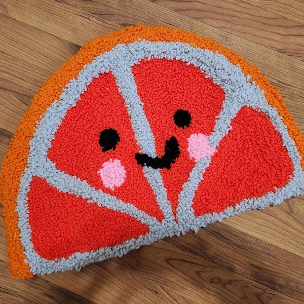 Tufted Punch Needle Kitty Sleeping Rug/beginner Punch Needle Kit With ...