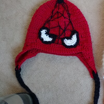 Crochet PATTERN Superhero Spider Web Hat Baby to Adult Size - Etsy ...