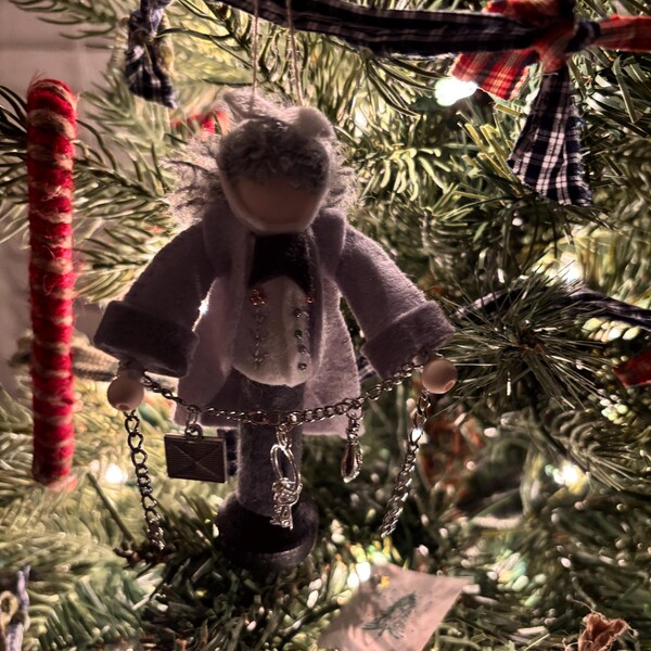 Gingerbread Man Clothespin Ornament - Etsy