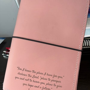 A5 Notebook Cover,personalized Notebook Cover,personalized Refillable ...