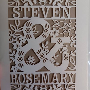 Personalised Papercut Retirement Card, Laser Cut on Your Retirement ...