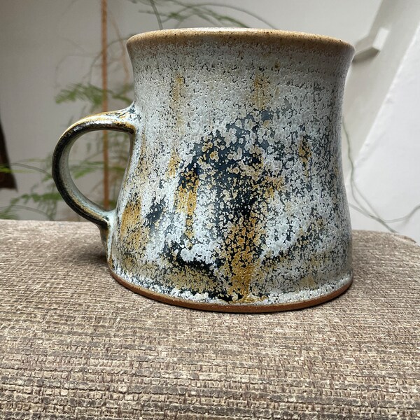 Stoneware,hand-thrown,slender,coffee Pot,glazed,tenmoku Glaze,artisanal ...