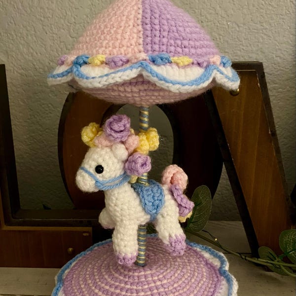 Baby Horse Carousel Crochet Pattern ONLY PDF File Amigurumi Plush ...