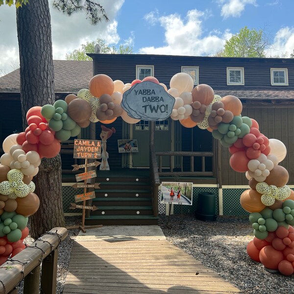 Flintstones Rock Sign | Digital Download | Printable Party Sign - Etsy