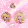 1.5 Princess Peach, Daisy, Rosalina and Pauline Buttons Super Mario ...