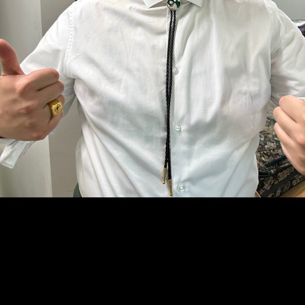 Pearl Sun Moon & Stars Bola Tie Bolo Tie Leather Rope Wedding Necklace Native American Style ...