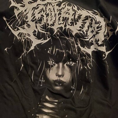 Gothic Halloween T-shirt Trad Goth Edgy Shirt Grunge Clothing Alt ...