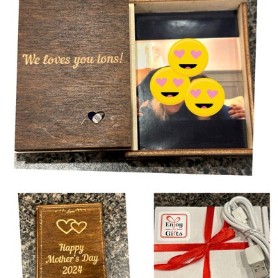 Personalized Music Box With Custom Song & Photo Inside, Full Customized ...