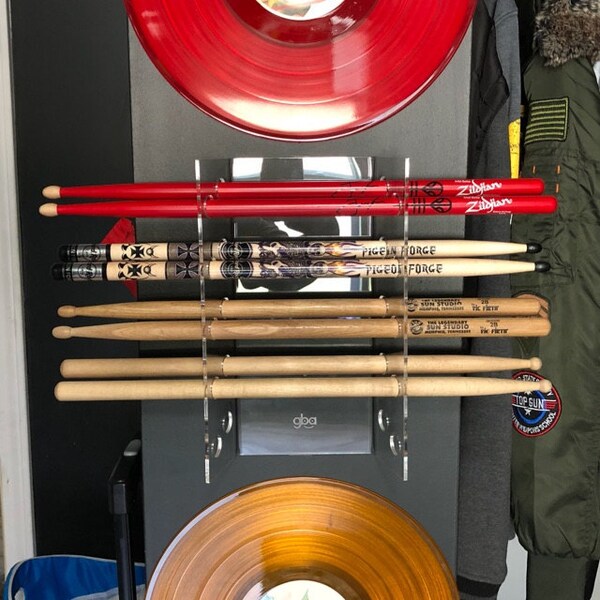 Drumstick Display | 10 Sets | Drum Stick Holder | Drumstick Rack ...