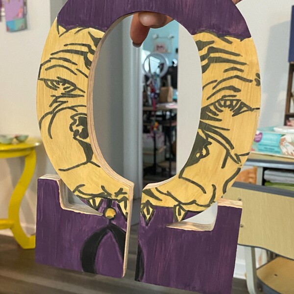 O- Wooden Block Letter - Etsy