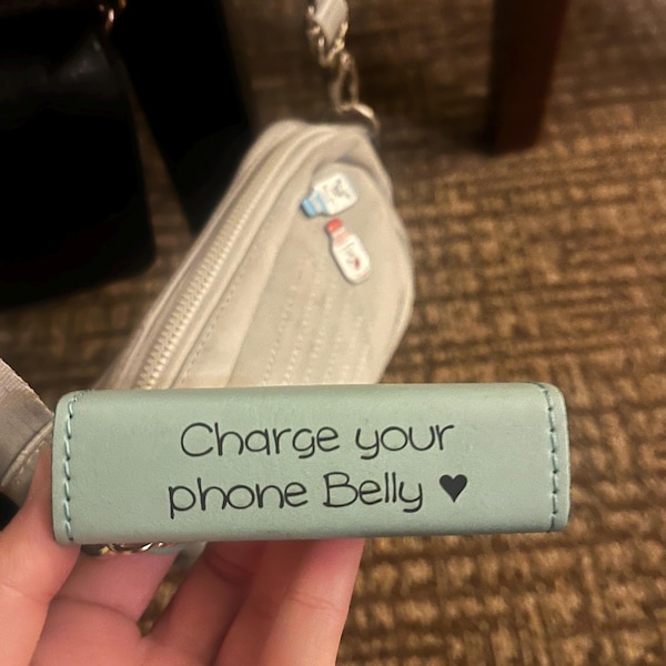 Personalized Power Bank, Leather Power Bank 2200mah, Travel Phone ...