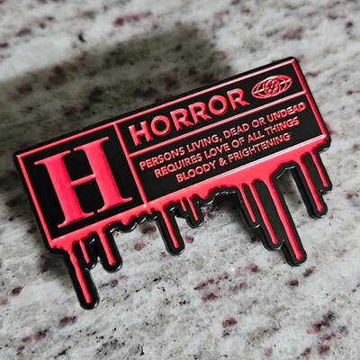 Halloween Horror Enamel Pin Slasher Movie - Etsy